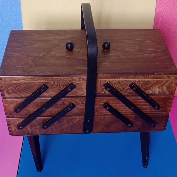 Wood Sewing Box - Etsy