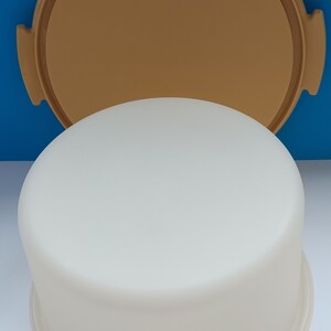 Vintage Plastic Tupperware Cake Carrier, Retro 1970s Tupperware Harvest ...