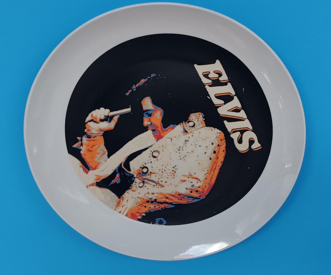 Commemorative Elvis Presley Plate by Megatoys, Collectible Elvis Plate ...