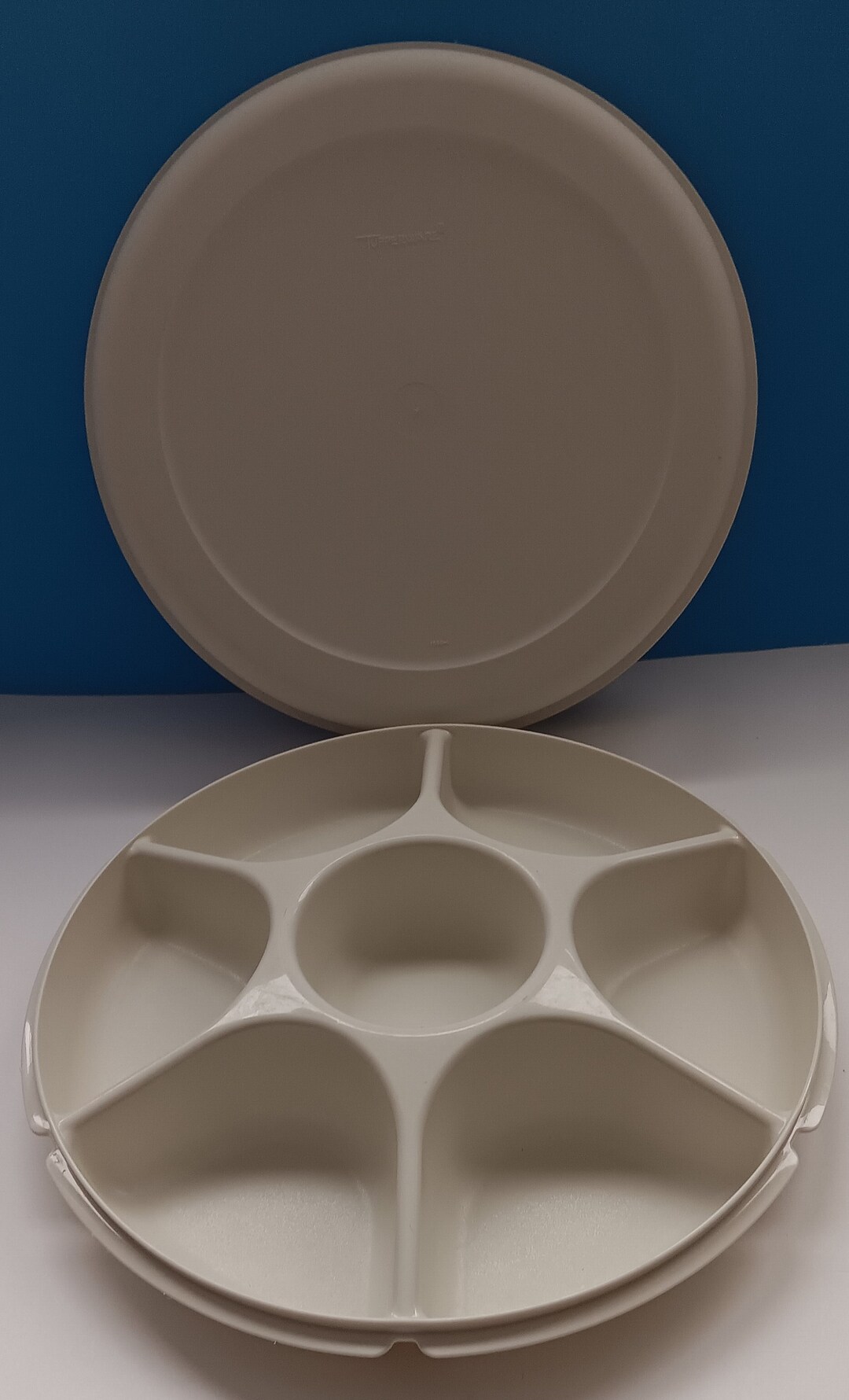 Vintage Tupperware Divided Serving Tray With Lid Retro - Etsy