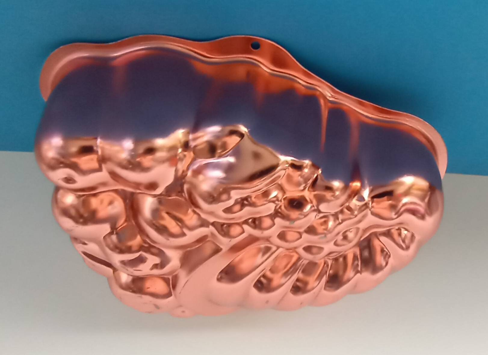 Vintage Wearever Six Cup Copper Jello Mold Copper Cornucopia - Etsy