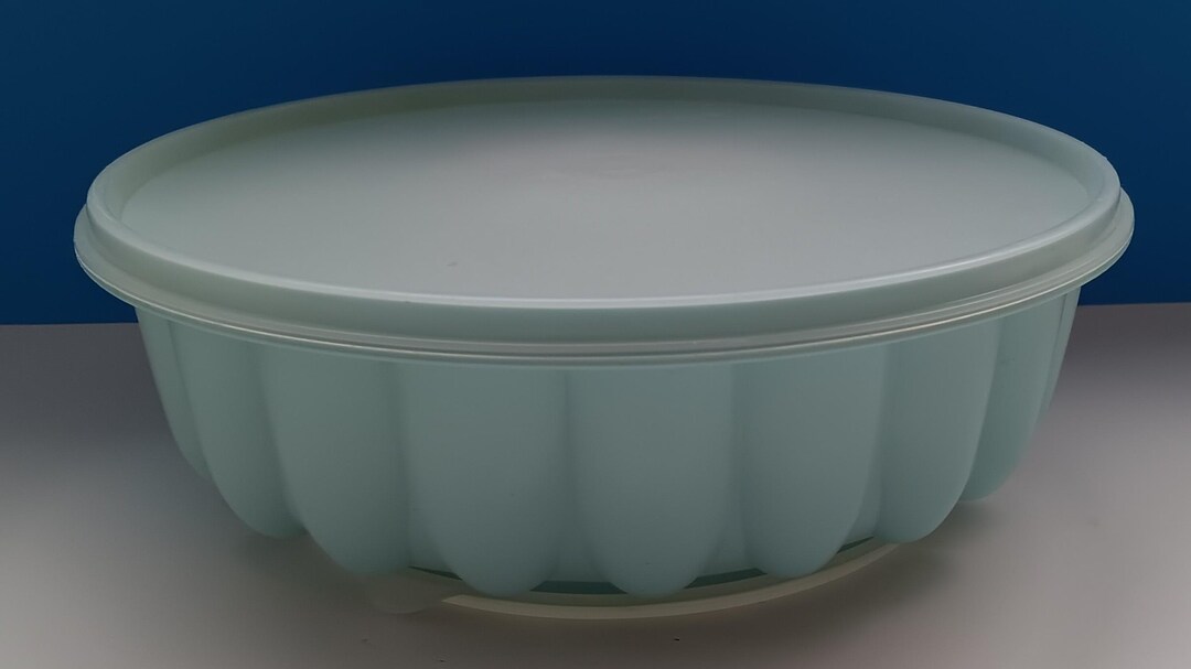 Vintage Mint Green Tupperware Jello Mold, Jello Mold Tupperware #1201-4 ...