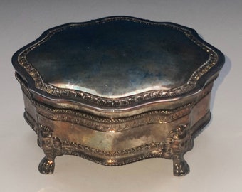 Pewter Jewelry Box - Etsy