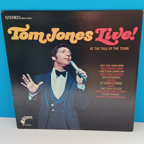 Tom Jones Vinyl Record - Etsy