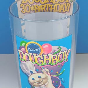 Vintage Pillsbury Doughboy 30th Anniversary Collector Glass in Original ...