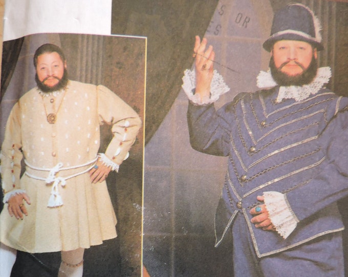 Renaissance Doublet Men's King Henry VIII Simplicity 9633 Sewing ...