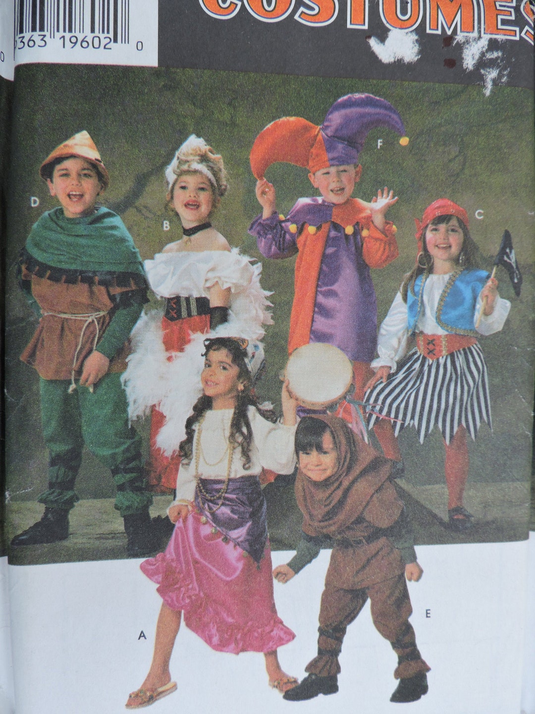 Pirate Jester Robin Hood Gypsy Hunchback Halloween Stage Play Costume ...