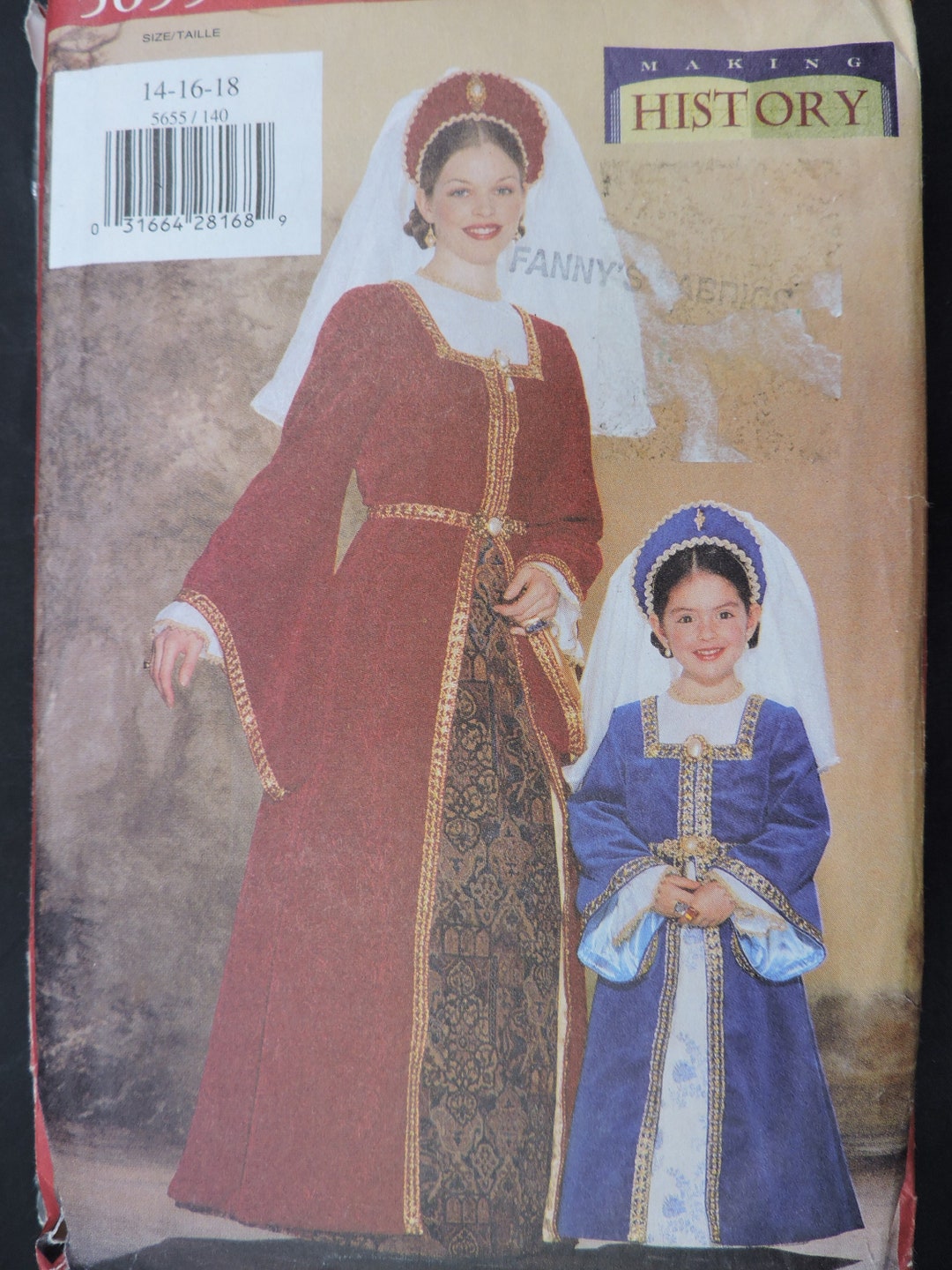 Renaissance Period Dress Costume Headpiece Misses's Stage Play Costume ...