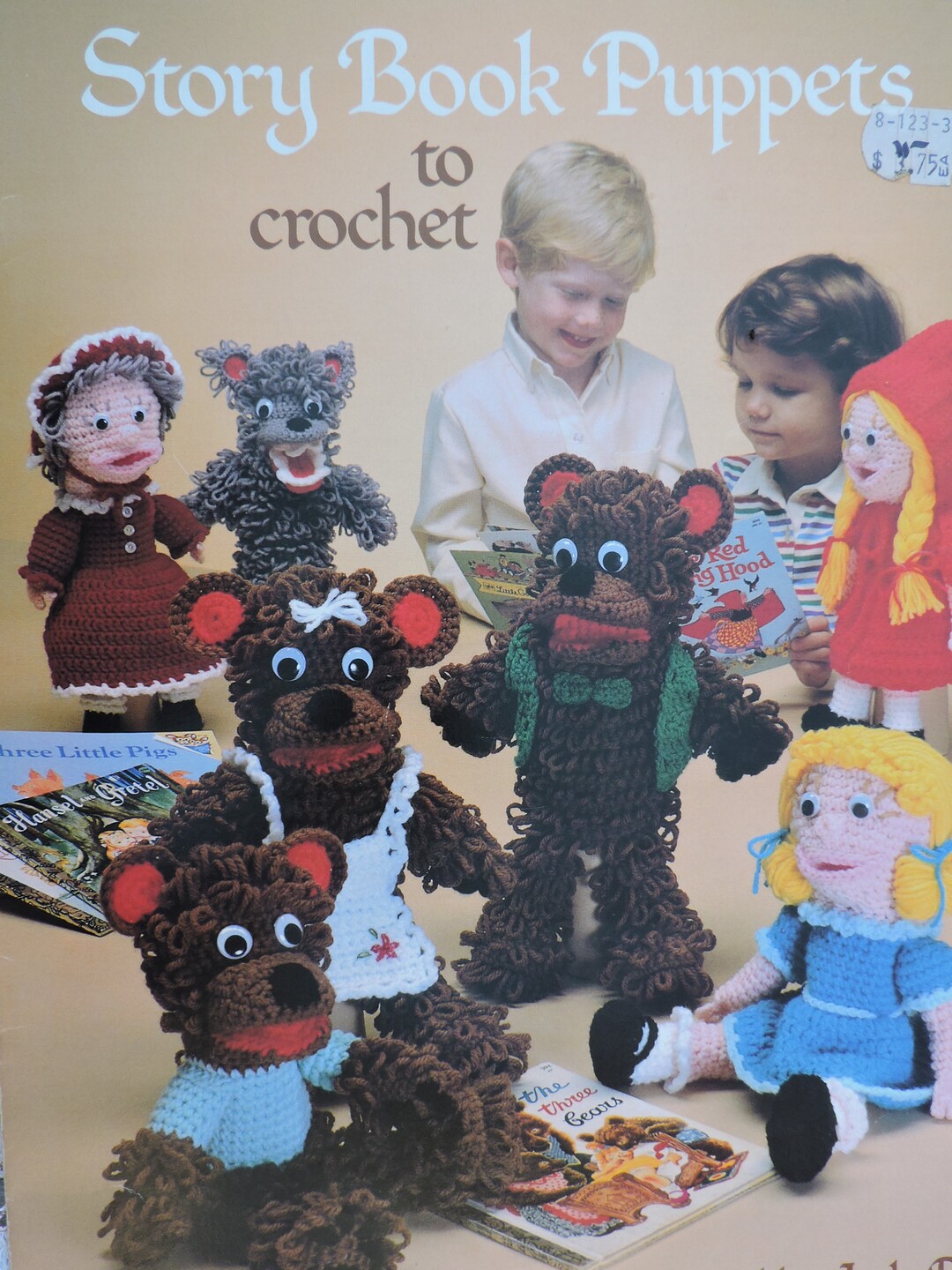 Story Book Puppets to Crochet Doll 3 Pigs Dolls Hansel Gretel ...