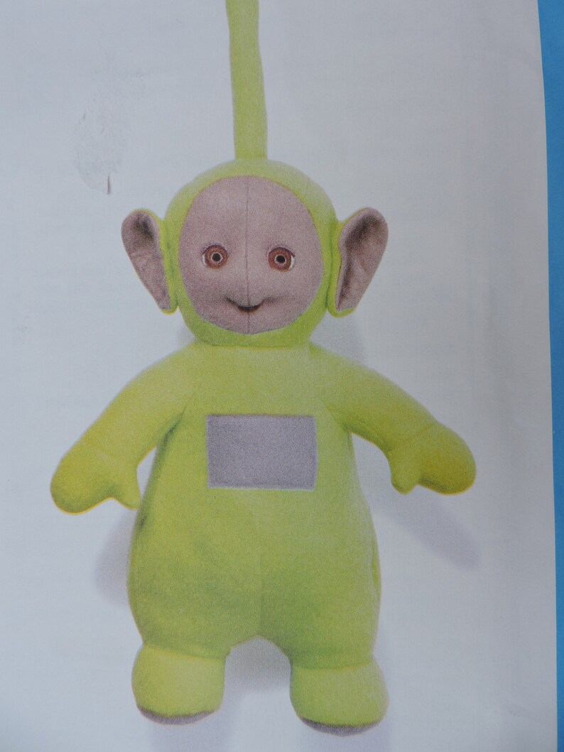 Teletubbies Dipsy Popular Television Stuffed Doll Iron on Face ...