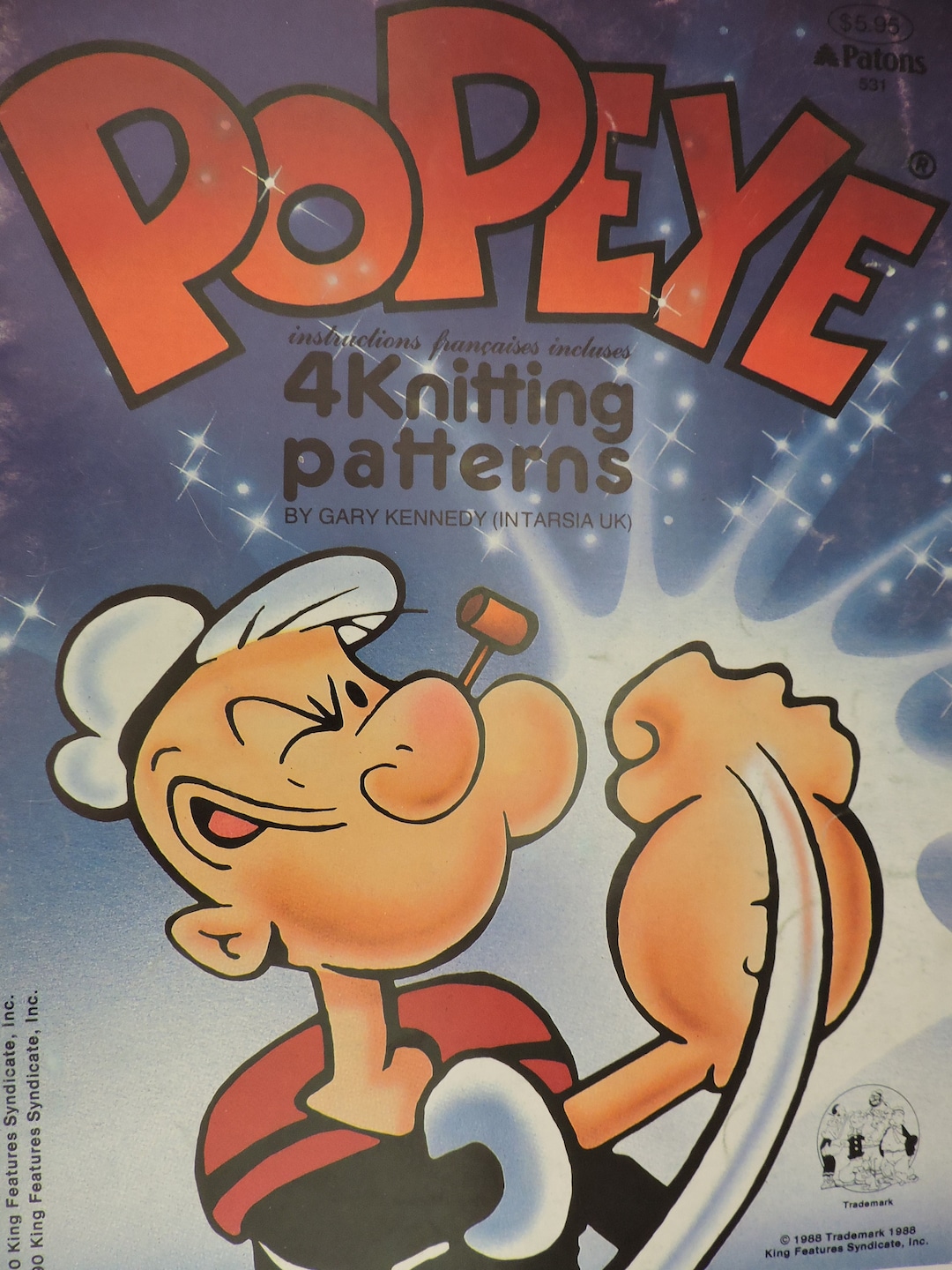 Popeye the Sailor Man and Olive Oyl Sweater Children & Adult's Knit ...