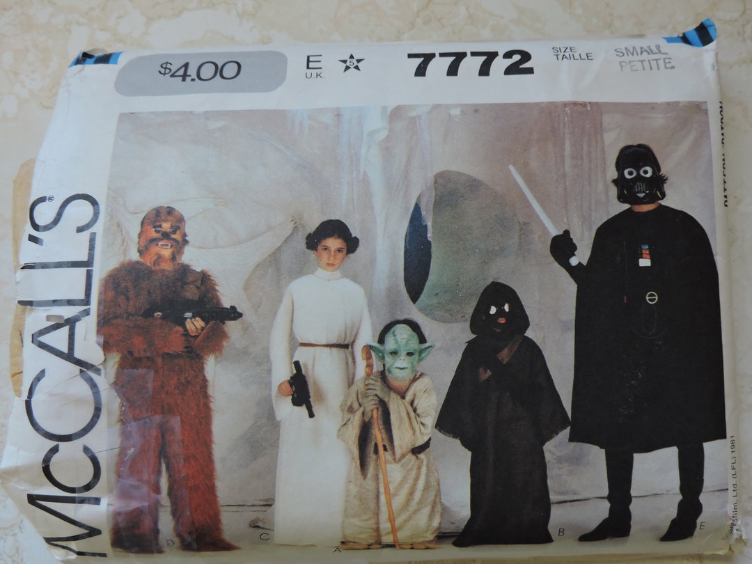 Star Wars Character Costume Yoda Jawa Chewbacca Leia Lord Darth Vader ...