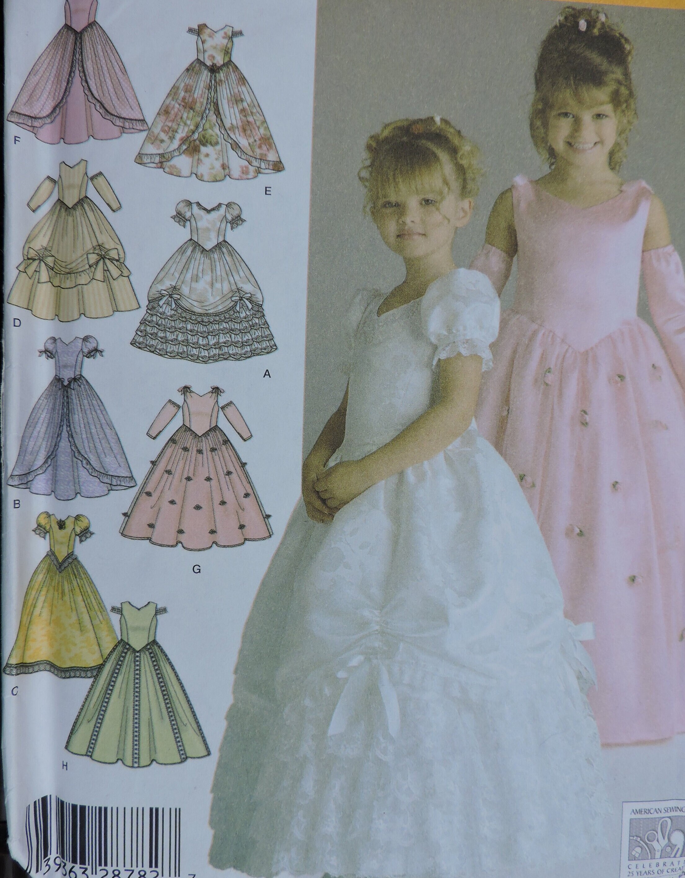 Simplicity 4764 Child's Girls Special Occasion Dress - Etsy