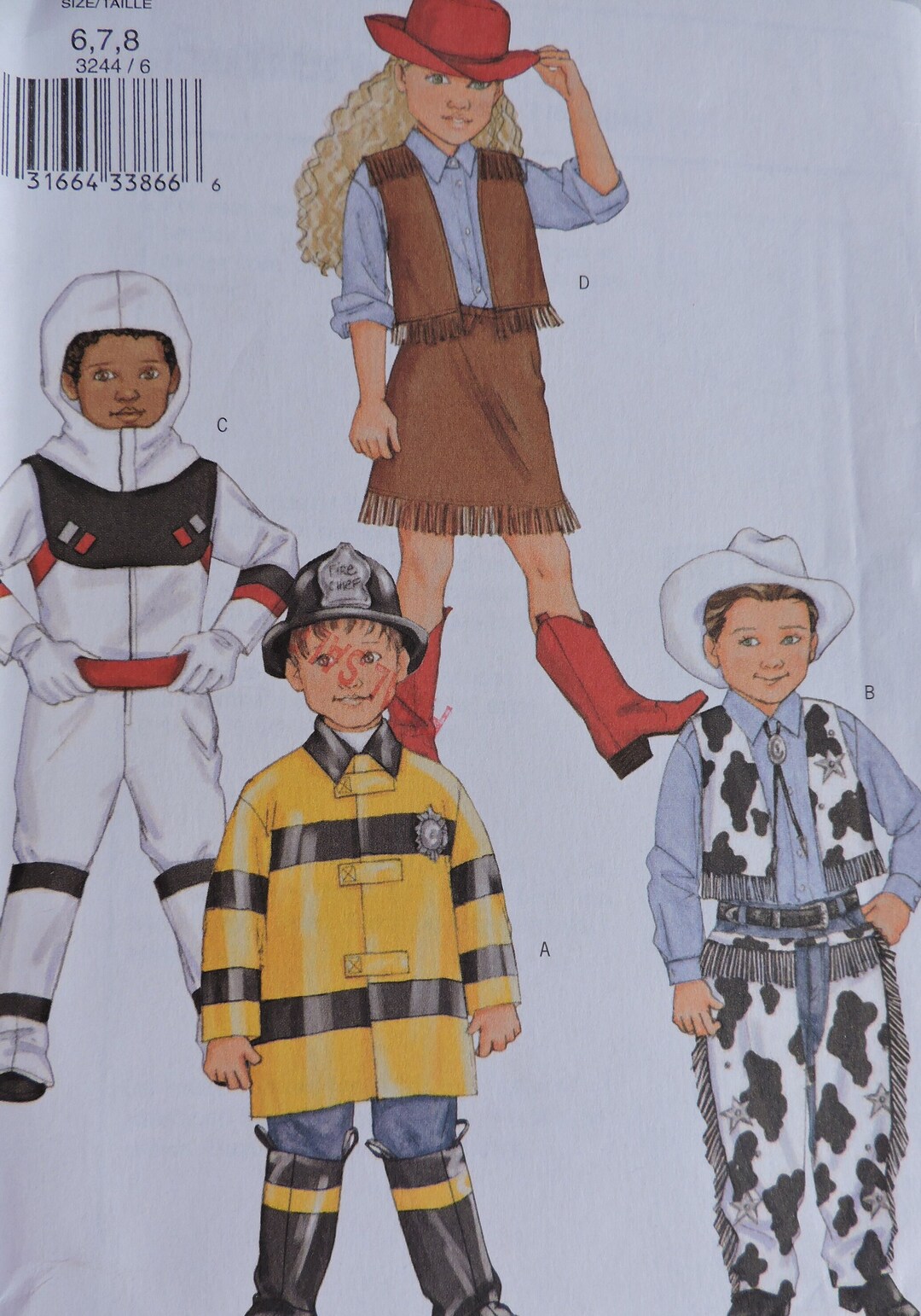 Astronaut Fireman Cowboy Cowgirl Western Unisex Loose Fit Halloween ...