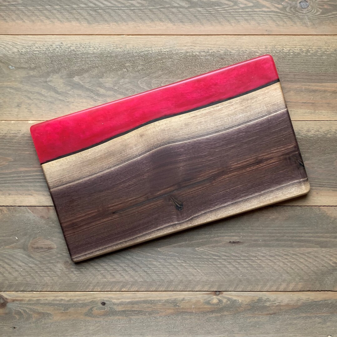 Red Cutting Board - Resin, Epoxy, Cheese Tray, Charcuterie Board - Etsy