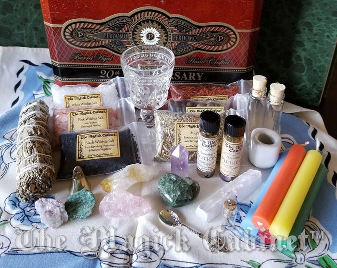 Witches Altar Kit, Witchcraft Kit, Traveling Altar, Beginner Witch Kit ...