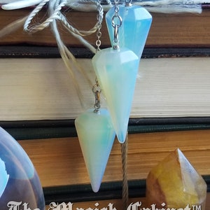 Opalite Pendulum a Divination Tool for Connecting With the Higher Realm, Use for Fortune Telling ...