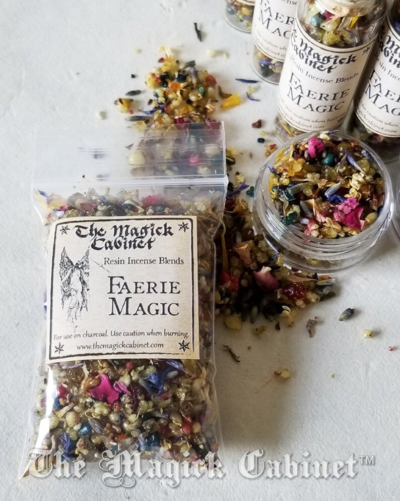 Faerie Magic Resin Incense Blend Invite the Magic of the | Etsy