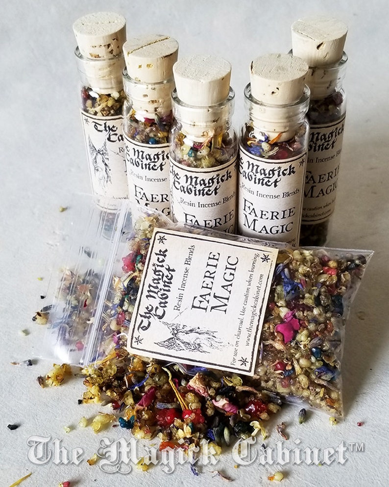 Faerie Magic Resin Incense Blend Invite the Magic of the | Etsy