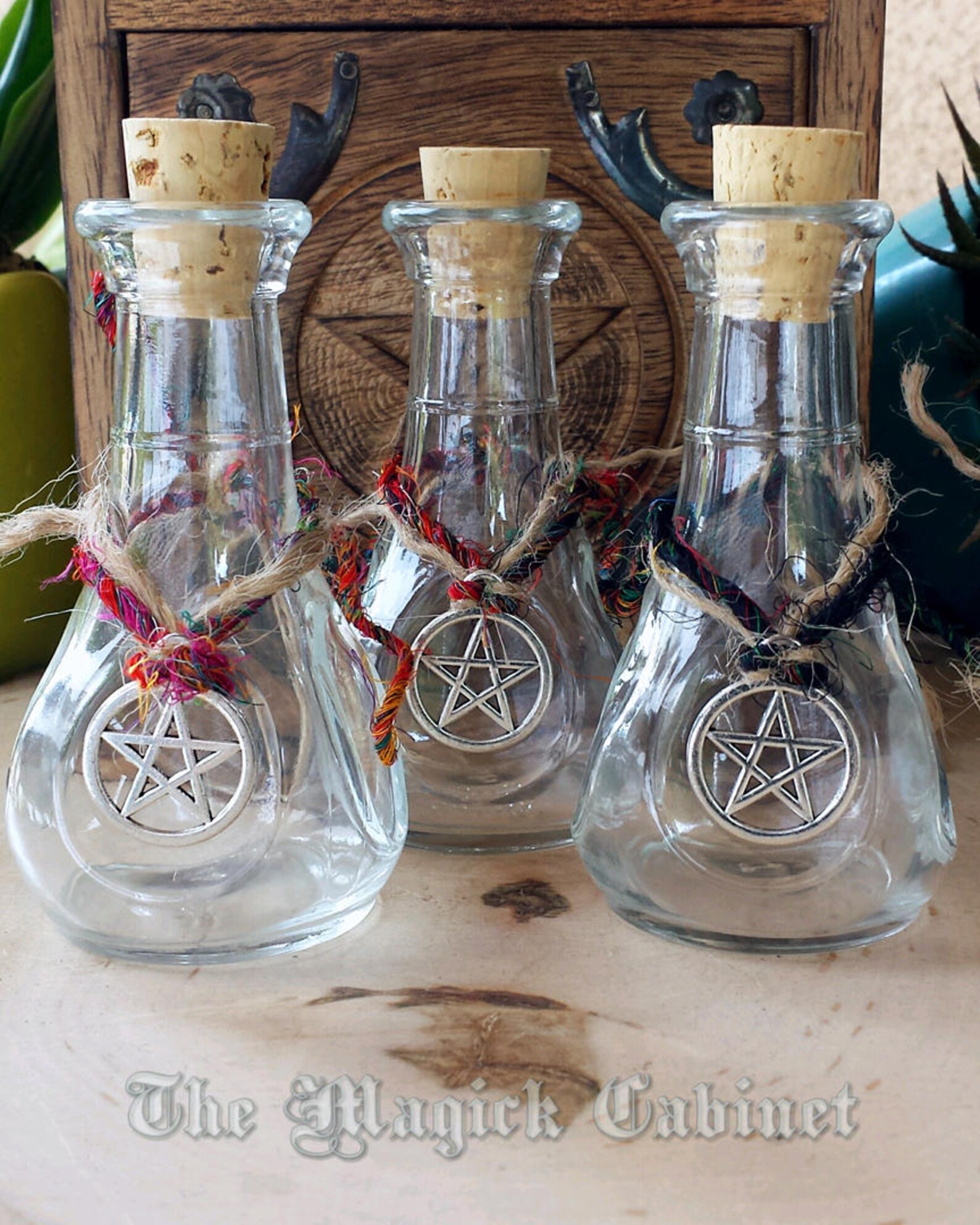 Witch Bottle for Your Potions and Witchcraft Herbs Wicca and | Etsy