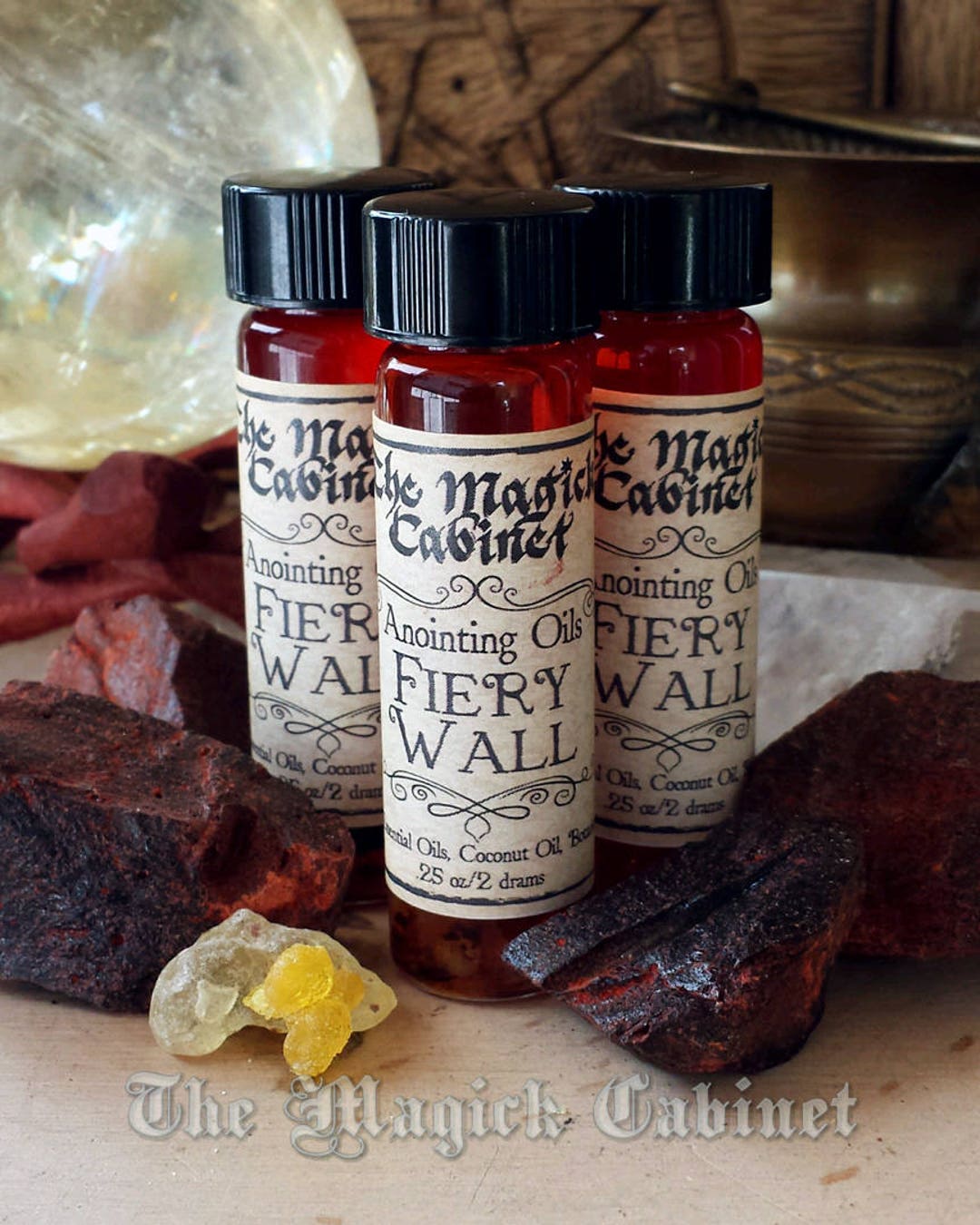 Fiery Wall of Protection Oil for Psychic Protection Rituals, Use for ...