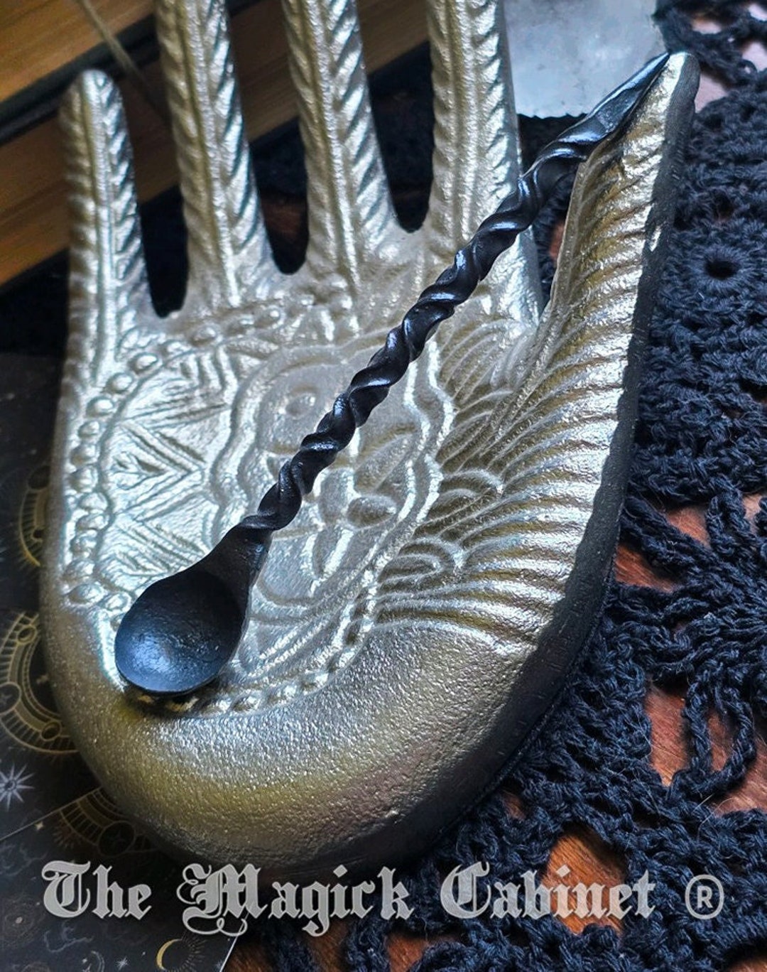 Twisted Hand Forged Fancy Iron Candle Scribe and Spoon, PRE-ORDER ...