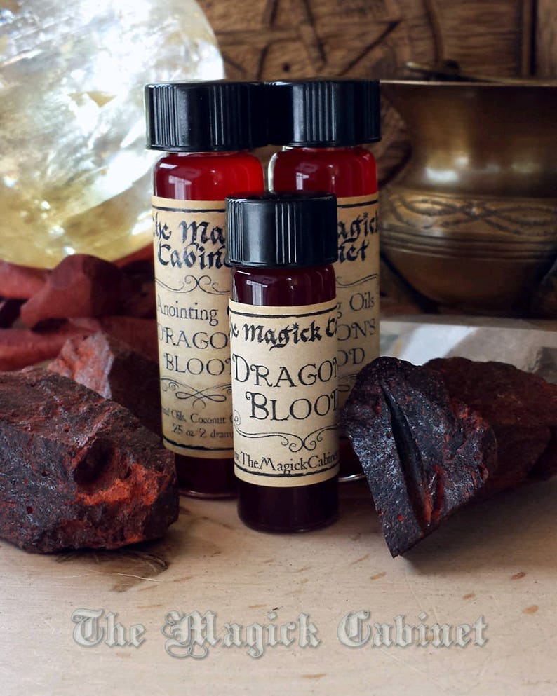 Dragons Blood Oil Ritual Oils for Witchcraft and Wicca - Etsy