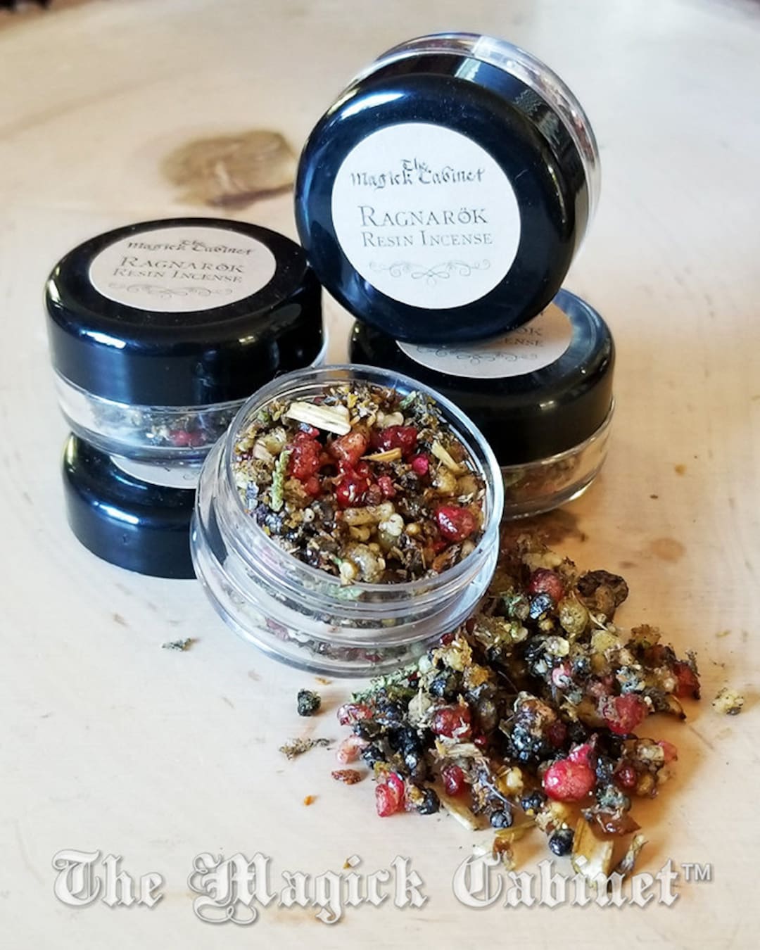 RAGNAROK Incense SAMPLE Size jar to Cut Psychic Cords, Open the Road ...