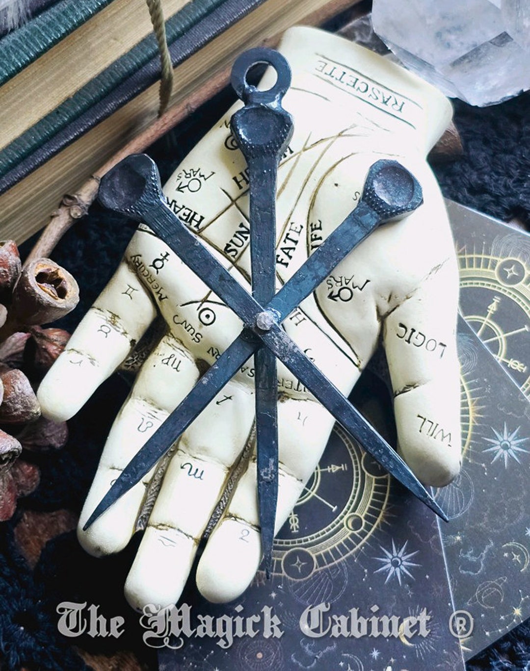 Three Nail Charmed Cross: to Ward off Evil and Protect Your Home ...