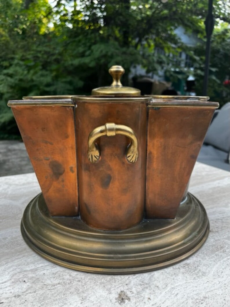 1920s Art Deco Tapered Copper Wine Cooler - Etsy
