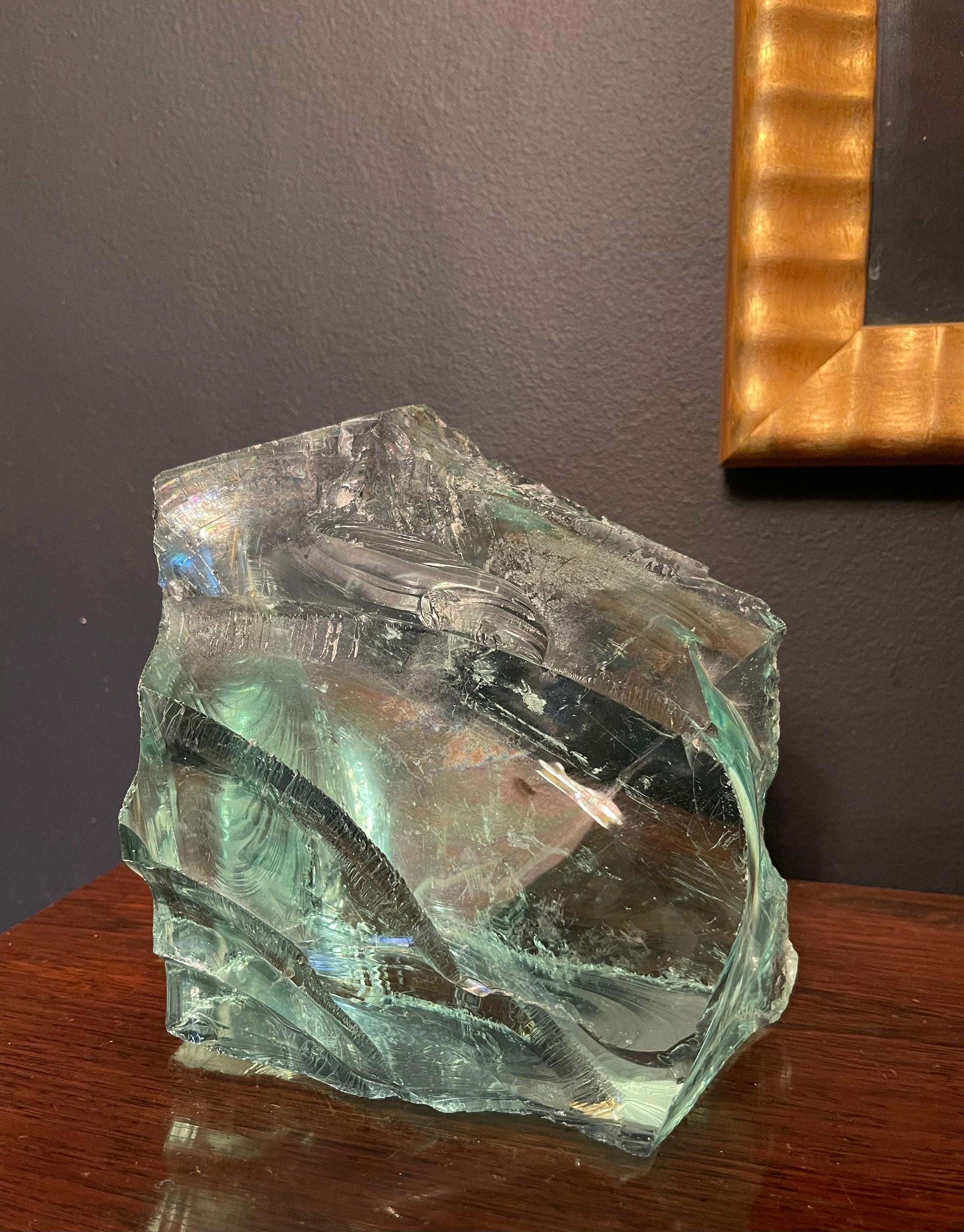 Early 20th Century Large Light Blue Slag Glass Cullet - Etsy