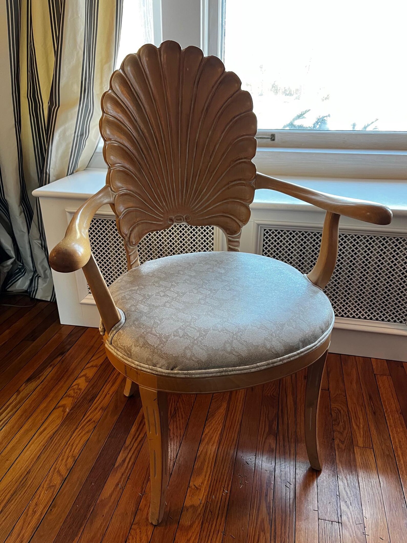 Mid 20th Century Vintage Italian Hand Carved Shell Grotto Chair - Etsy