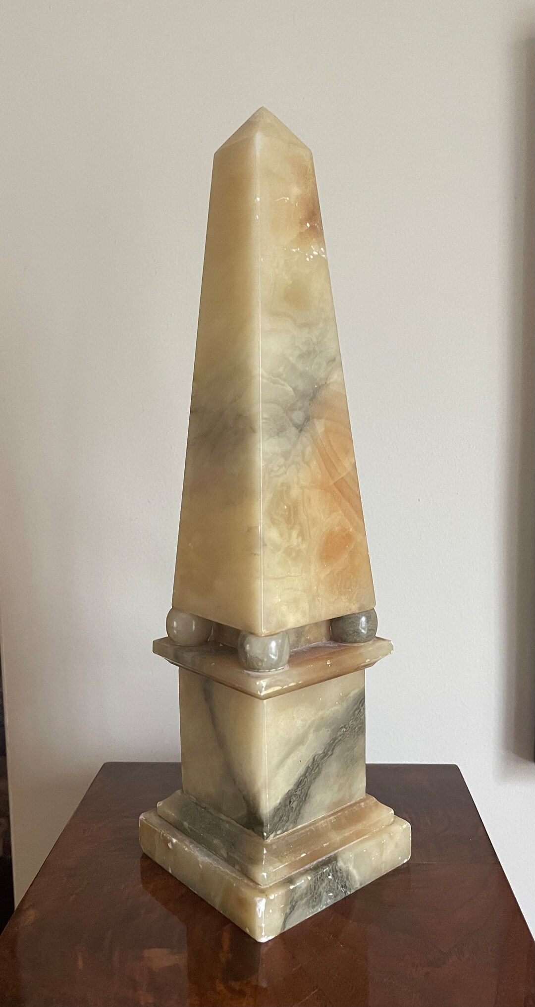 Alabaster MCM Obelisk - Etsy