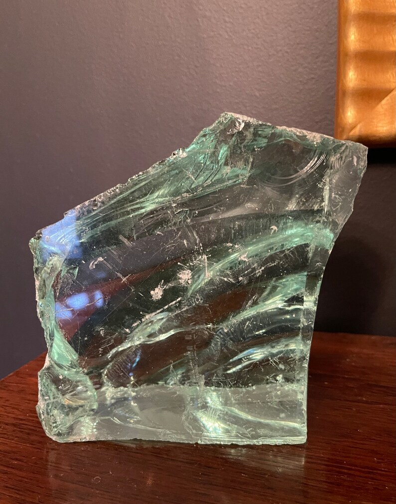 Early 20th Century Large Light Blue Slag Glass Cullet - Etsy