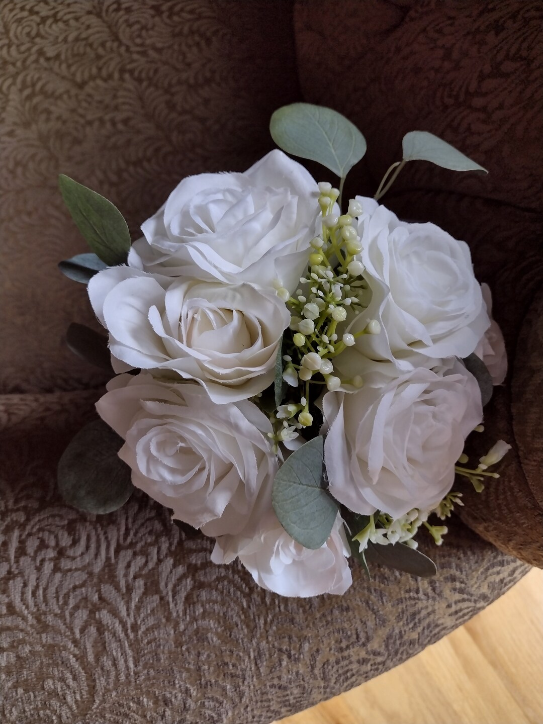 White Rose Mini Bouquet - Etsy