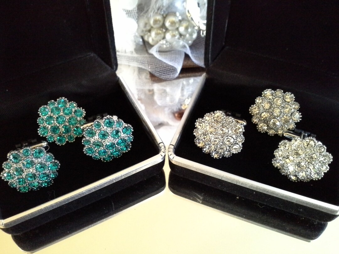 Cuff Links With Lapel or Tie Pin Set - Etsy