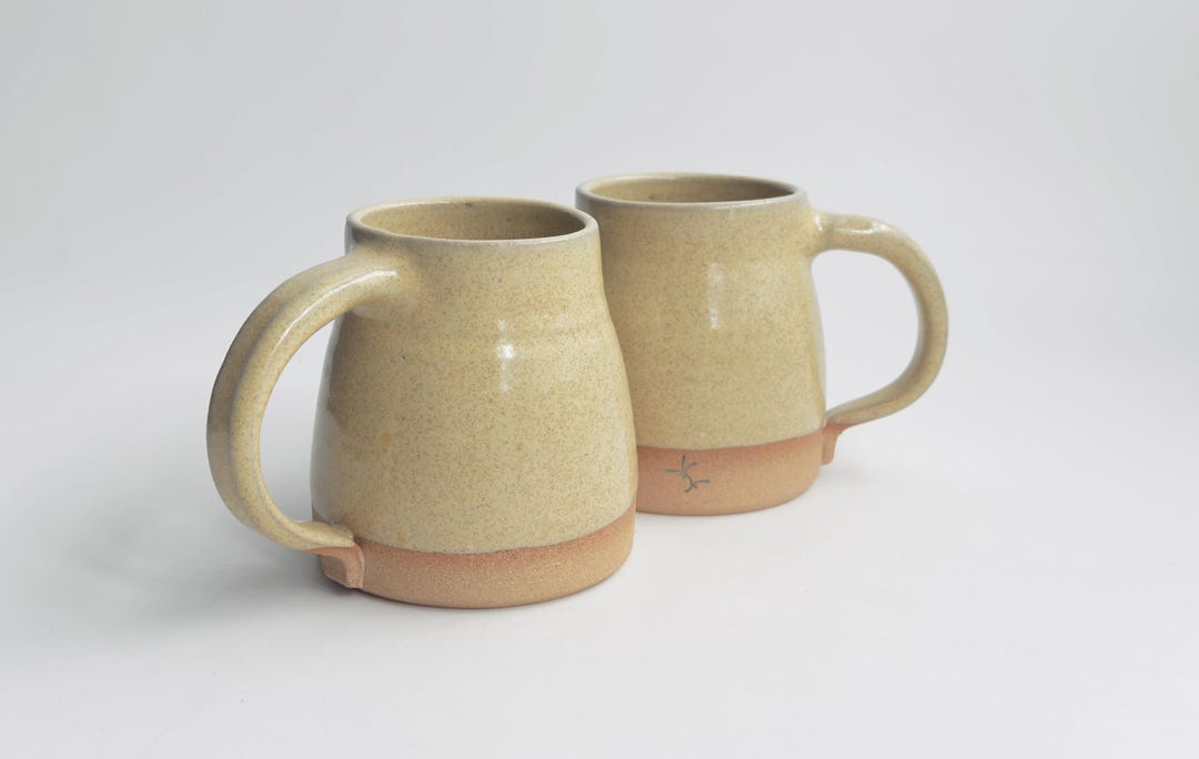 Handmade Pottery Mug Buttery Yellow Tea Cup, Homespun Collection - Etsy