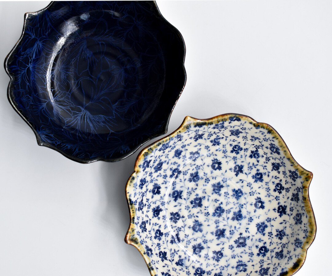 Pottery Serving Bowl. Large Serving Bowl, Handmade, One-of-a-kind ...