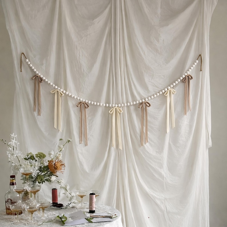 Custom Velvet Garland • Choose Your Colors Garland • Personalized ...