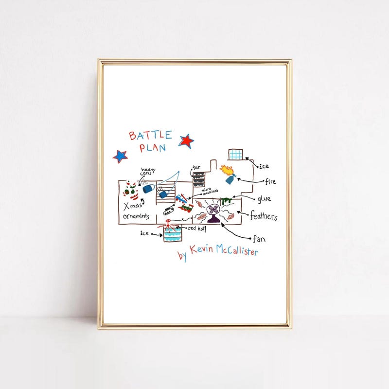 Home Alone Battle Plan Printable - Etsy