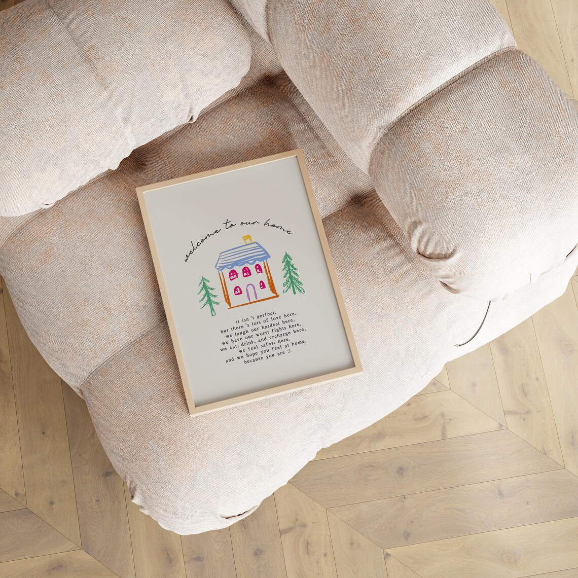 Welcome to Our Home Entryway Print: Entryway Wall Art (digital Download ...