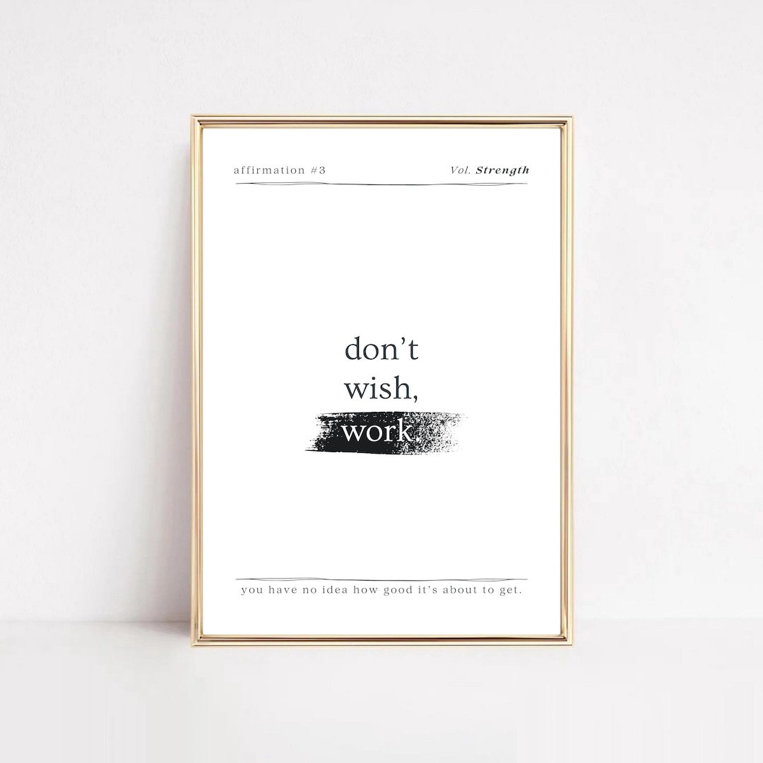 Inspo Quotes Word Art | Motivational Wall Art for Office Wall Art ...