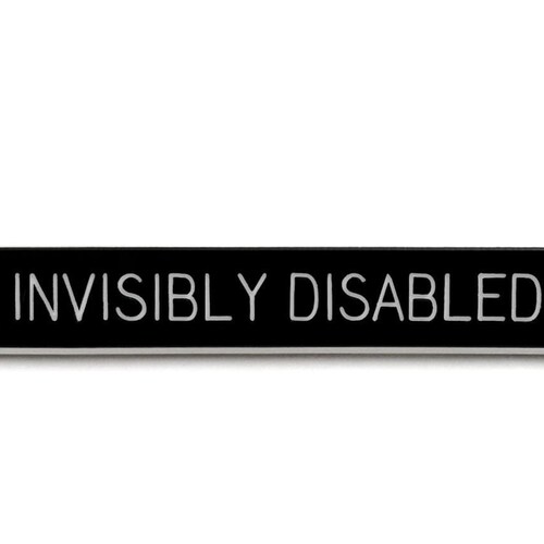 Invisibly Disabled Pin Disability Awareness Chronic Pain - Etsy Canada