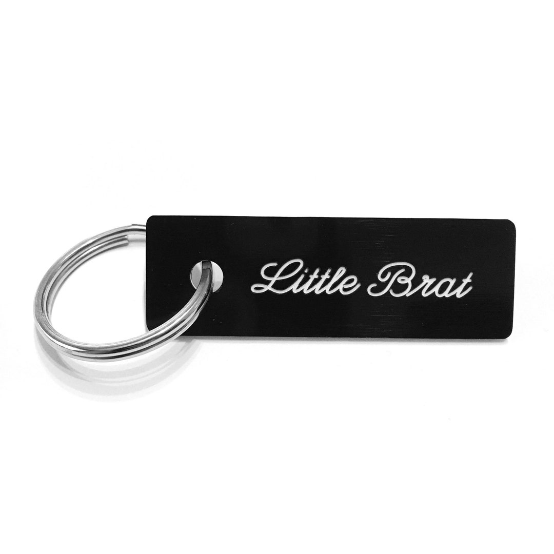 Little Brat Keychain, Ddlg Keychain, Ddlg Brat Keychain, Mdlg Keychain ...