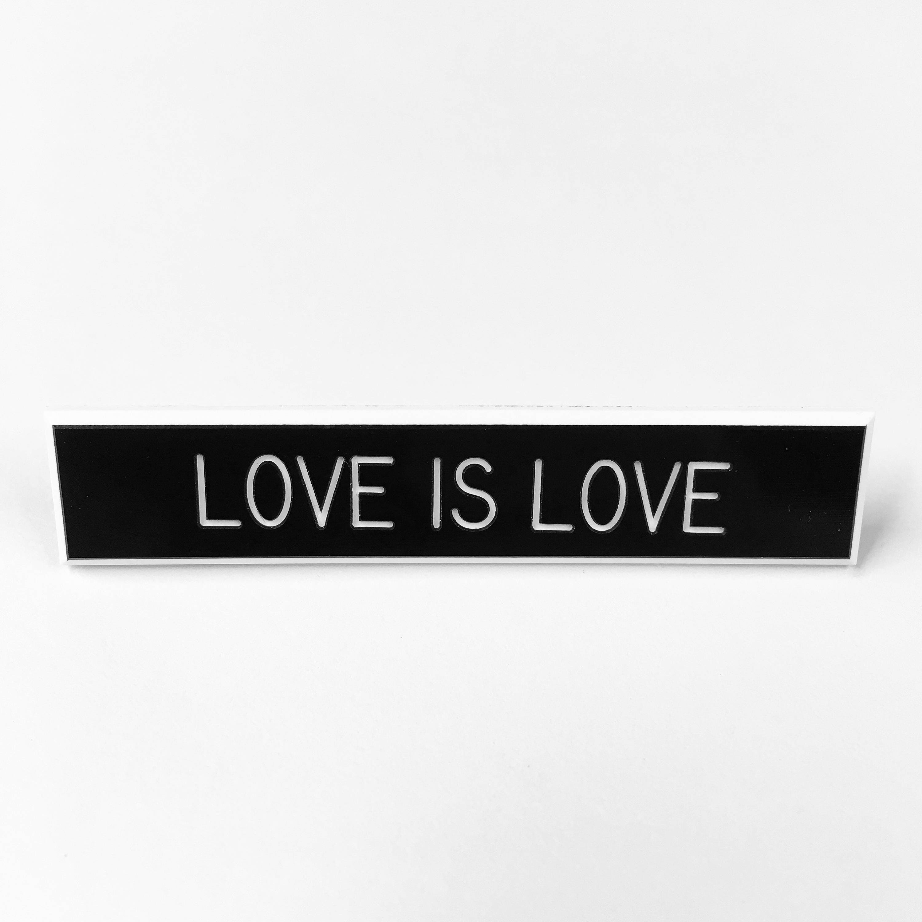 Love Is Love Pin Feminist Pin Lgbt Pin Activist Pin Love Etsy