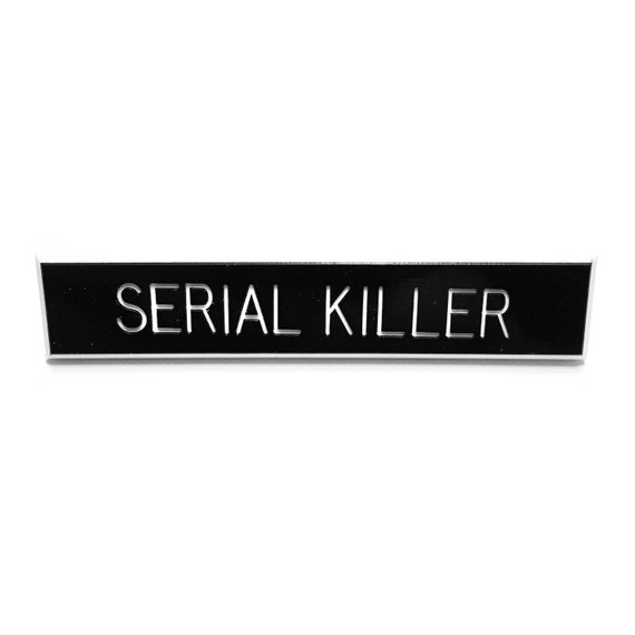 Serial Killer pin Halloween pin occult pin Halloween | Etsy
