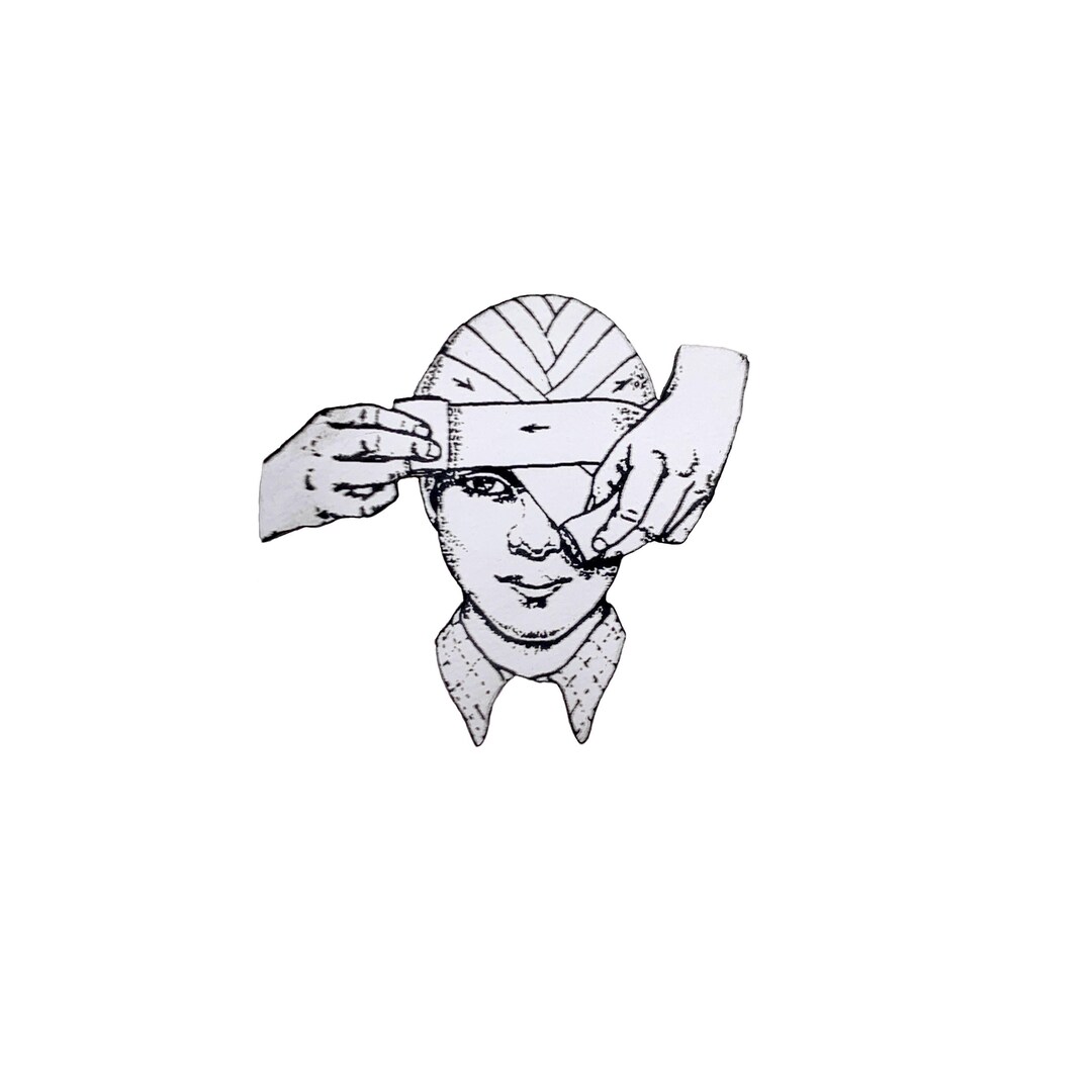 First Aid Head Bandaging Pin - Etsy