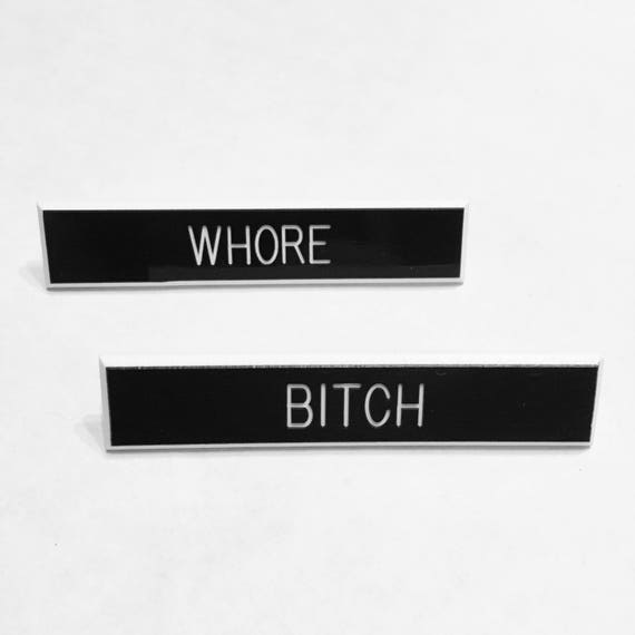 Whore Pin Bitch Pin Feminist Pins Feminist Killjoy Pin Sex Etsy