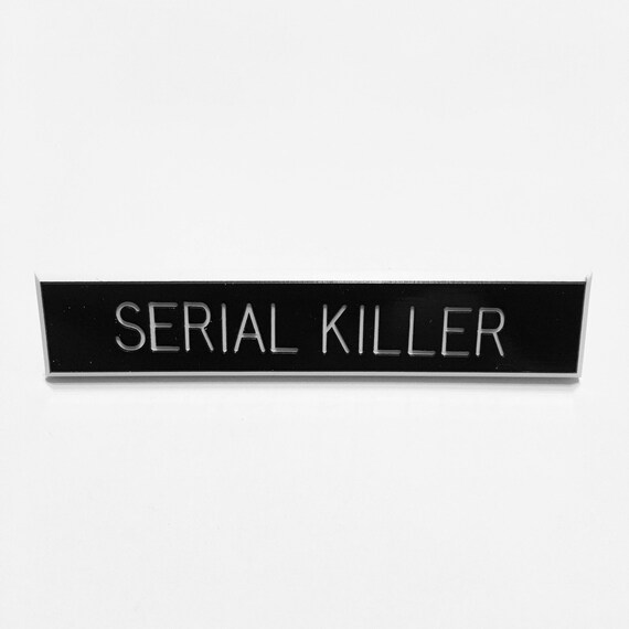 Serial Killer pin Halloween pin occult pin Halloween | Etsy