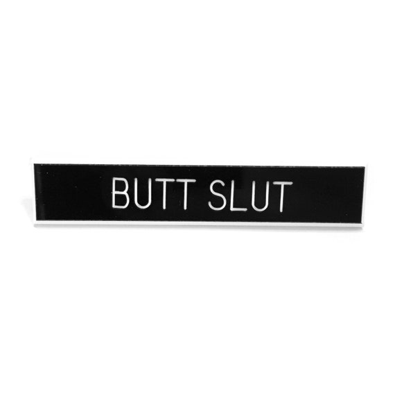 Butt Slut Pin Mature Pin Bdsm Accessories Ethical Slut Pin Etsy